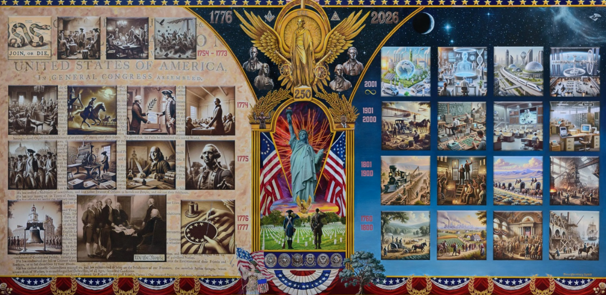 USA250 Anniversary Mural: A Living Story - USA 250 OC